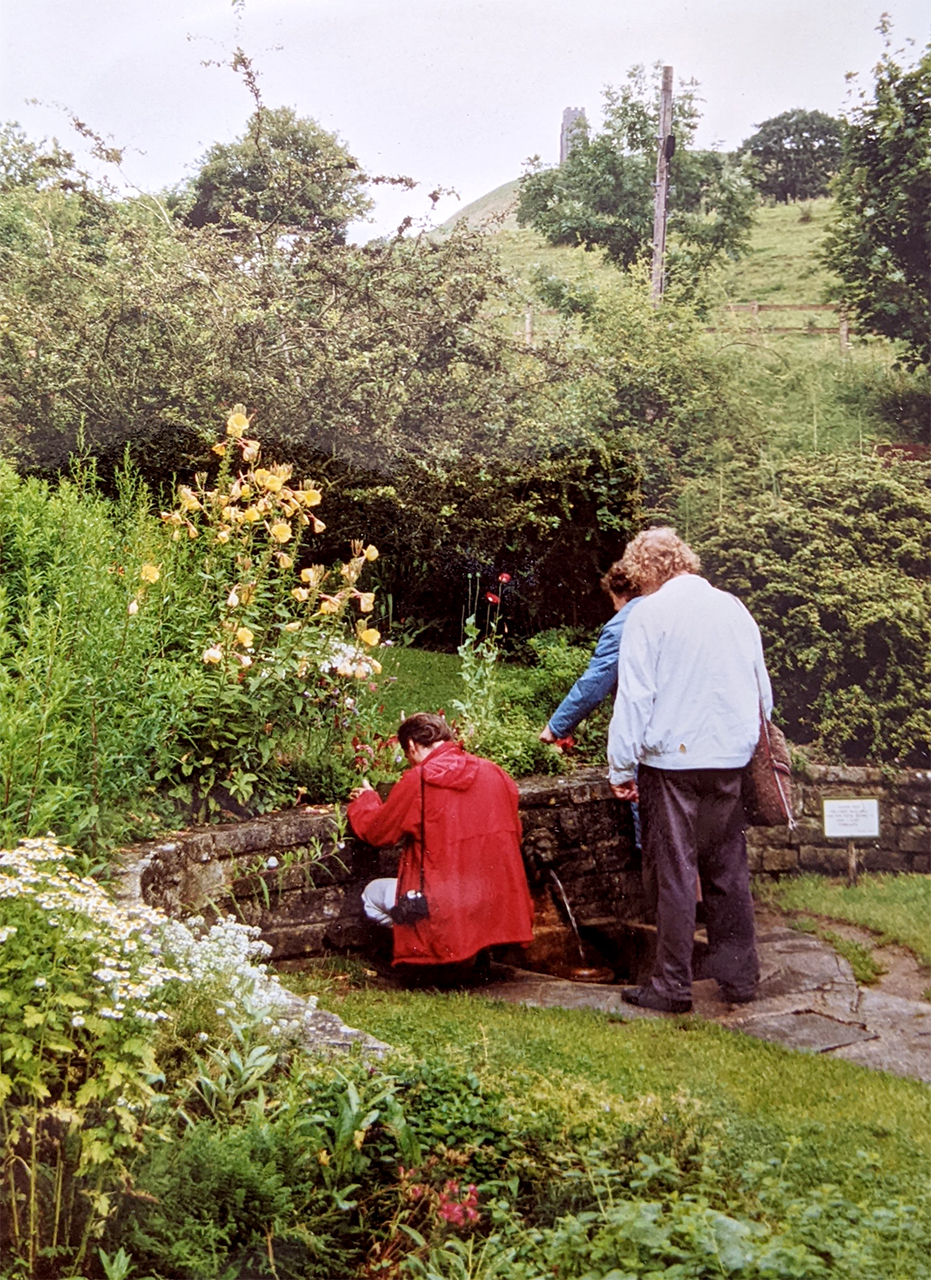 German dowsers 1988 Chalice Well Glasto | Liz Milner